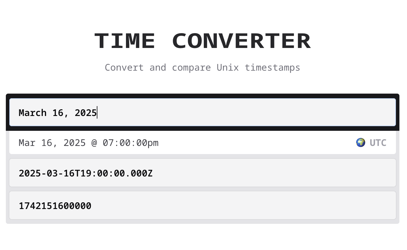Time Converter